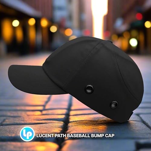 Lucent Path Black Baseball Bump Cap Safety Helmet Comfortable Stylish Design | eBay