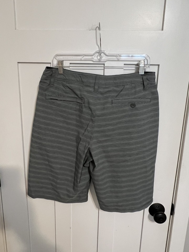 Hang Ten Mens' Hybrid Short 4-Way Stretch , Dark Charcoal , Size: 34 | eBay
