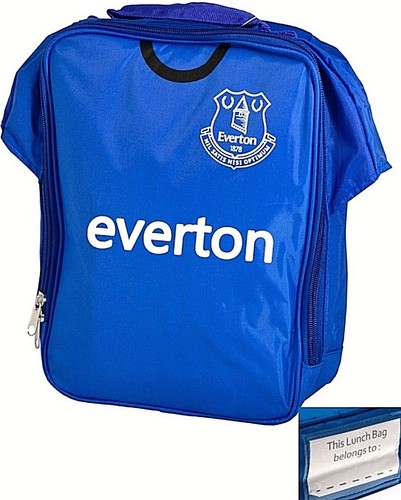 EVERTON FC - INSULATED SHIRT SCHOOL LUNCH BAG BOX FOOTBALL KIT EFC ...