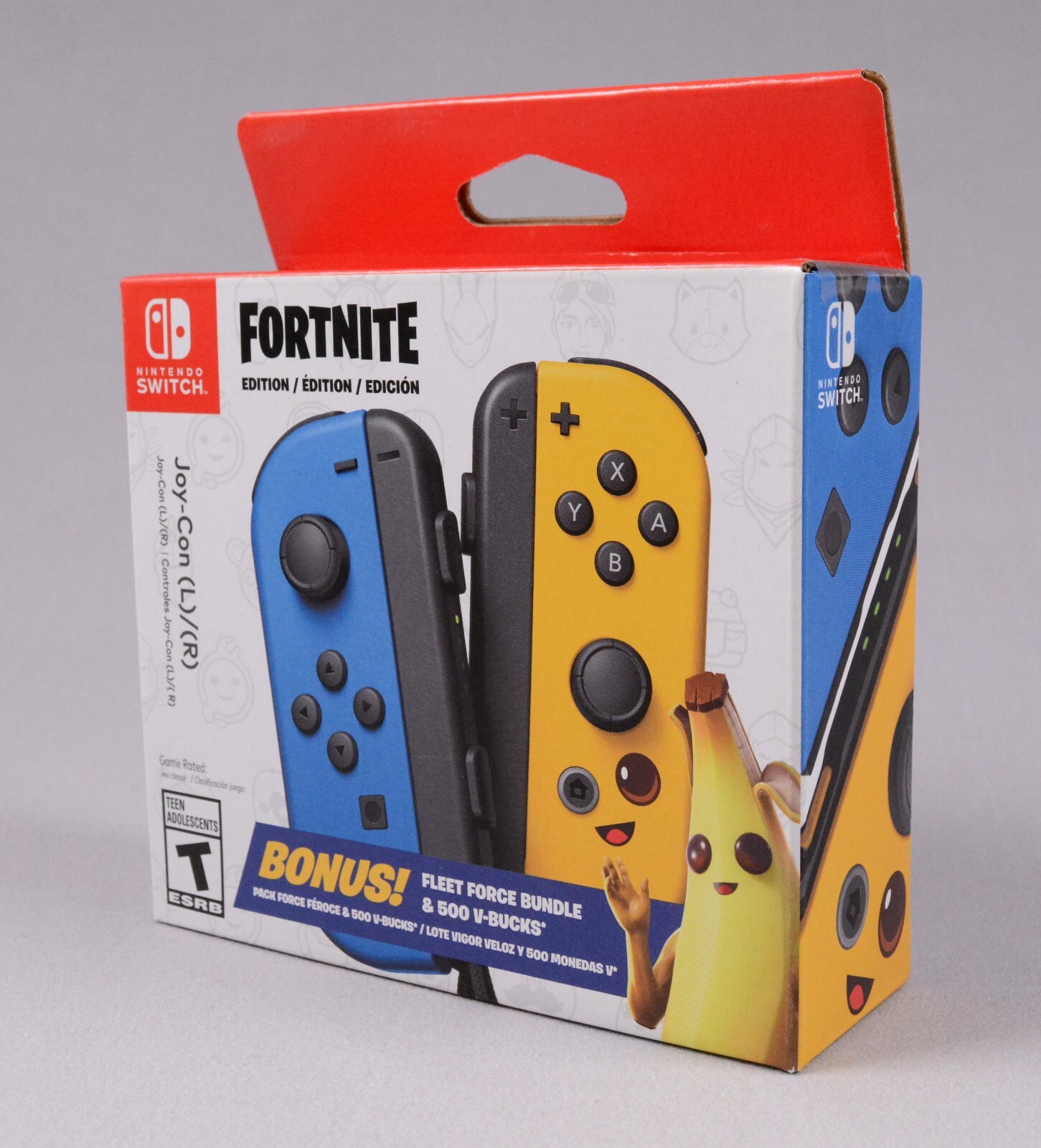 FORTNITE Nintendo SWITCH Joy-Con Controllers Fleet Force Bundle 500 V ...