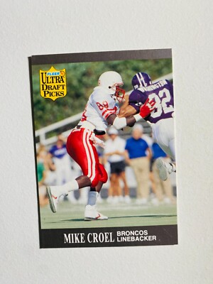 1991 FLEER ULTRA #282 MIKE CROEL ROOKIE NM-MT NFL FOOTBALL CARD | eBay