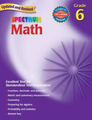 Spectrum Math, Grade 6 - Paperback By Thomas Richards - GOOD ...