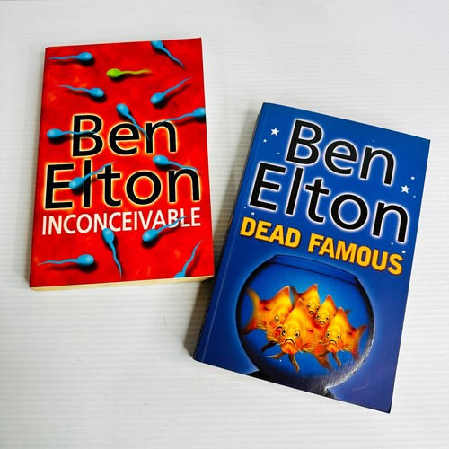 Ben Elton Paperback Book Dead Famous Inconceivable Thriller Crime Lot ...