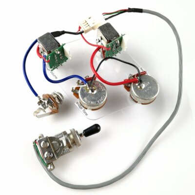 1Set LP SG Guitar Pickup Wire Harnes Push Pull Switch Potentiometer No ...