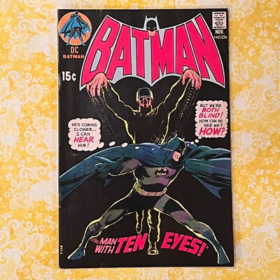Batman, #226, VF- 7.5, Nov 1970, The Man with Ten Eyes!!!! | eBay