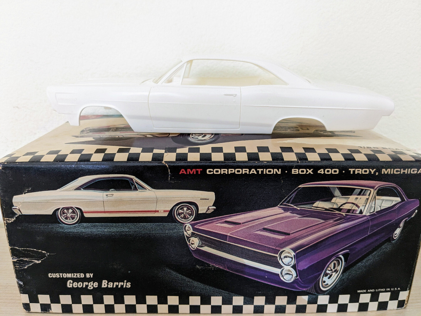 *SUPER RARE! *ORIGINAL VINTAGE AMT "1967 COMET CYCLONE-GT" KIT ...