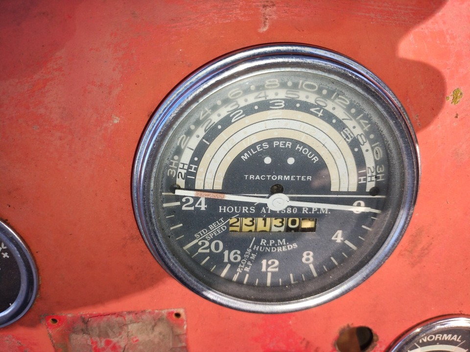 Massey Ferguson 50 MF tractor dash panel w/ gauges & tachometer | eBay