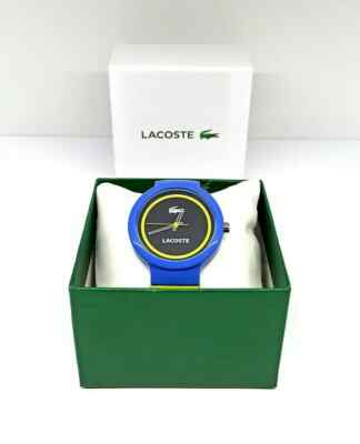 LACOSTE MEN'S GOA SILICONE WATCH 2020033 - BRAND NEW - FREE SHIPPING ...