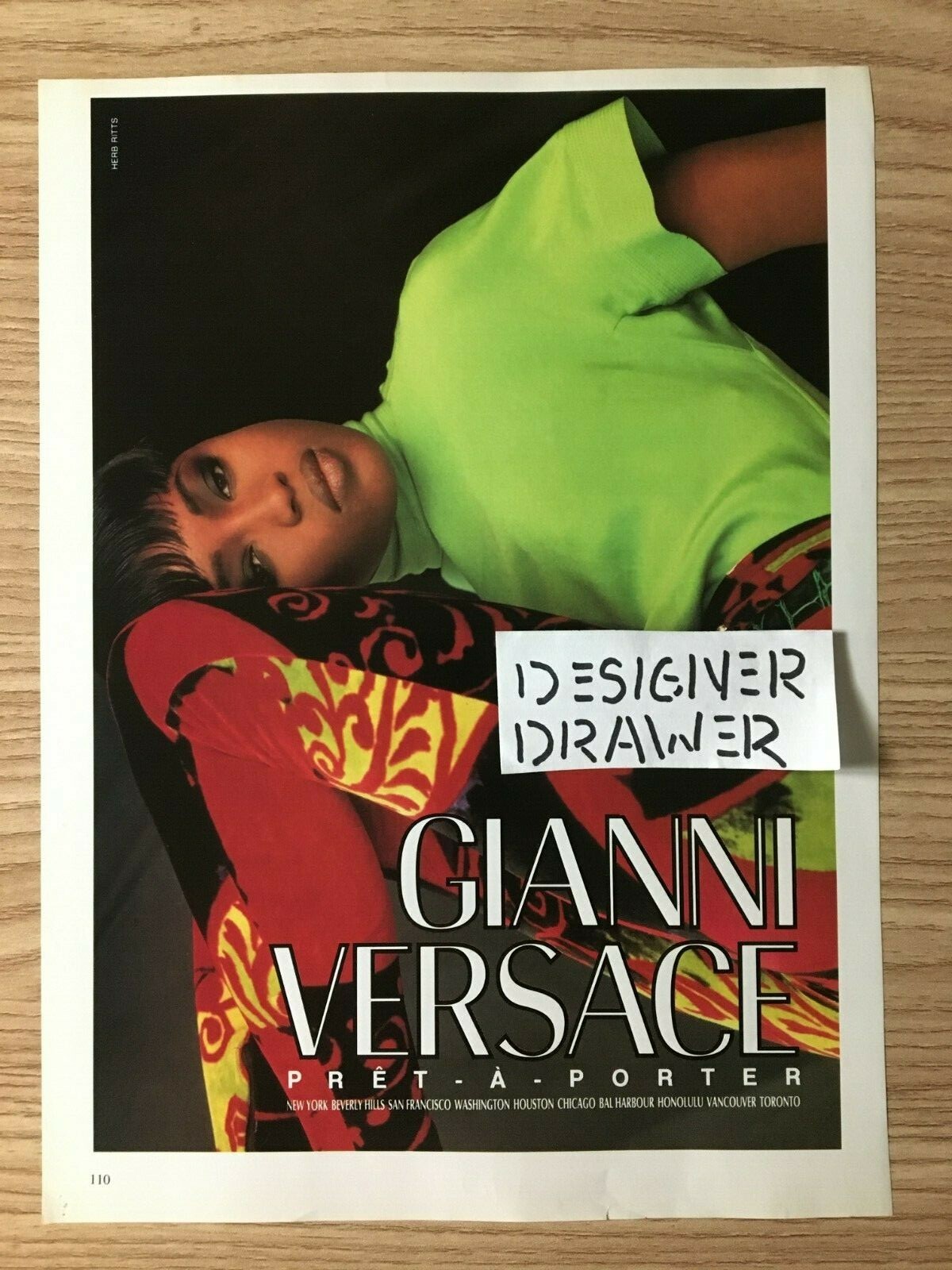 Vintage Versace Ads