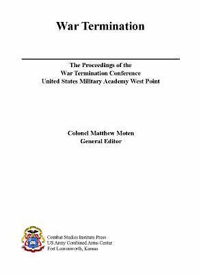 War Termination : The Proceedings of the War Termination Conference ...