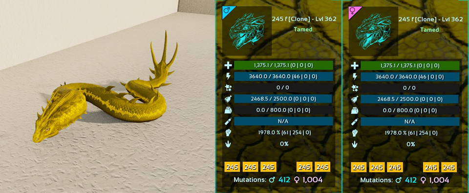 Basilisk-Ark Survival Ascended-ASA-PVE-Colors-Official-Dino- Xbox/PC ...