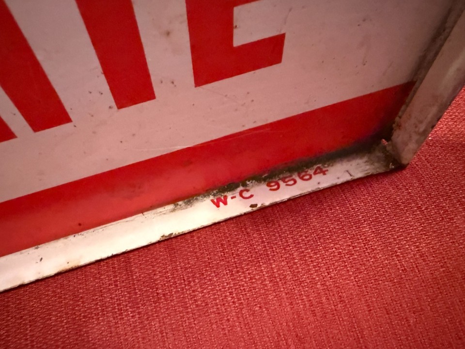 Vintage Ford REWIRE WITH Autolite Painted Metal Sign 18" X 6.5" | eBay