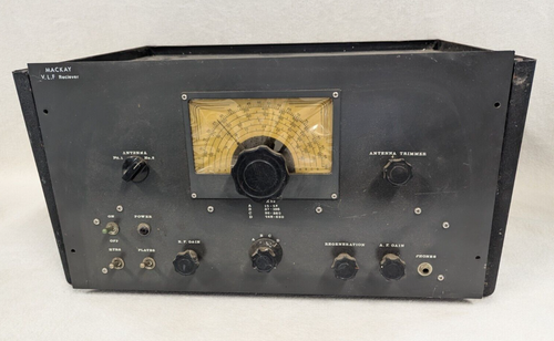 Vtg 1951 MACKAY Marine Cold War 15-660 KHz Radio VLF Receiver - FOR ...