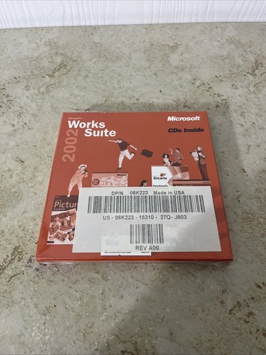 Microsoft Works Suite 2002 Installation CD's with Product Key | eBay