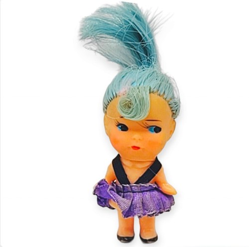 Vintage Liddle Kiddle Clone Blue Hair Doll 1960s Japan | eBay