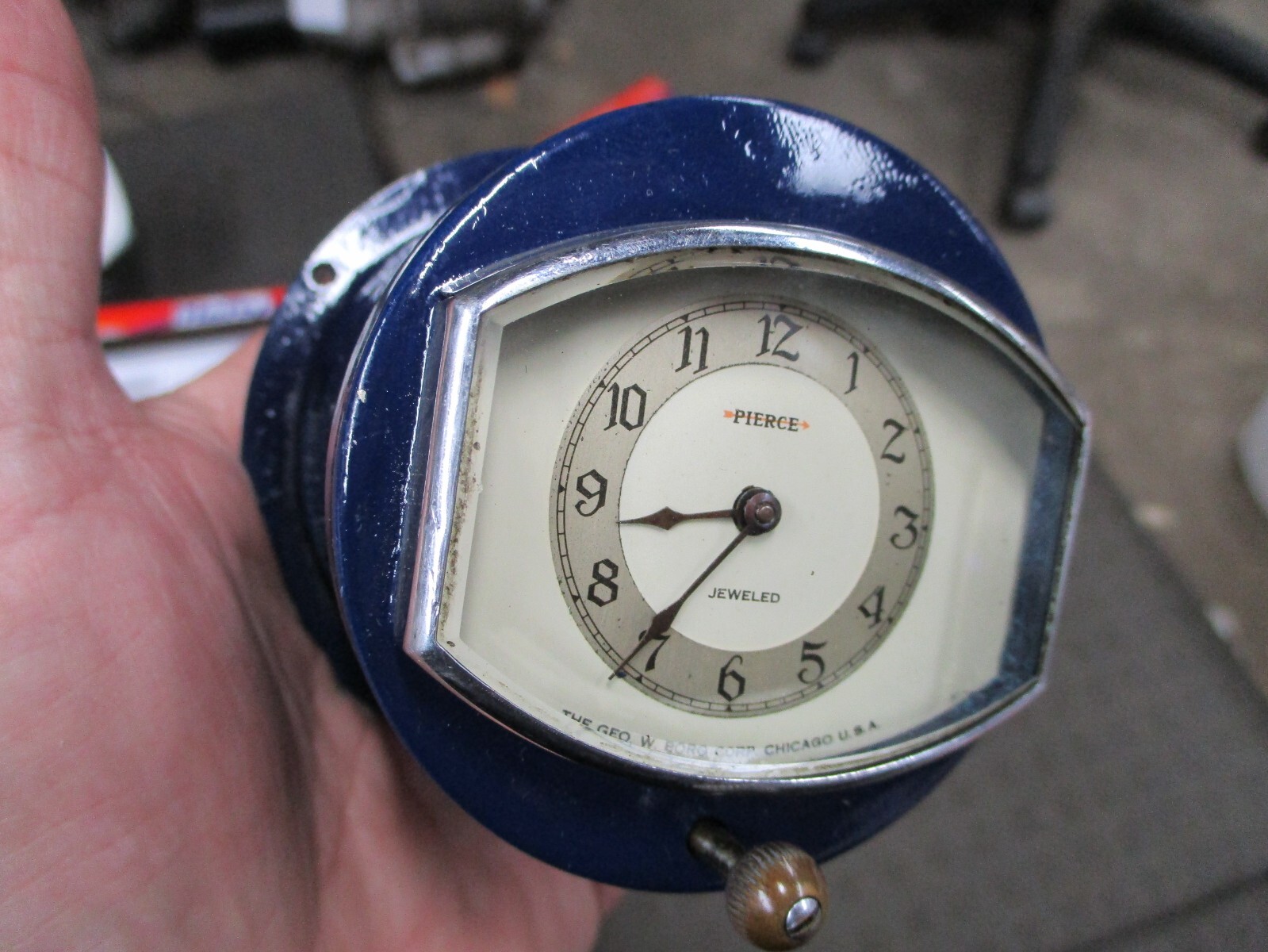 1930’s Pierce Arrow Clock #5 Geo W. Borg Corp | eBay