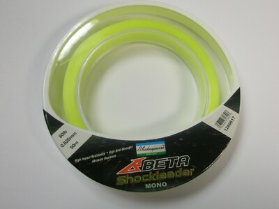 Shakespeare Beta Shock Leader 50m ALL SIZES Sea fishing tackle | eBay UK