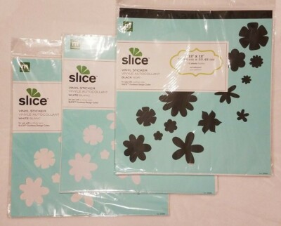 Making Memories Slice 12X12 VINYL STICKER Sheet Pack 30 Sheets 23 White ...