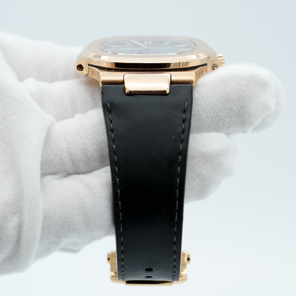 Patek Philippe 5712R-001 Nautilus Moon Phase 18K Rose Gold Box/Paper ...