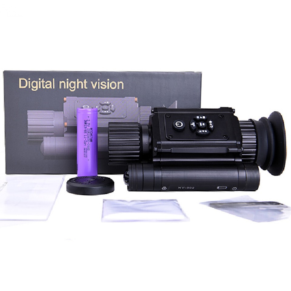 NV002 Night Vision Rifle Scope 1x-4x Zoom 4x Mag Multiple Crosshairs EZ ...