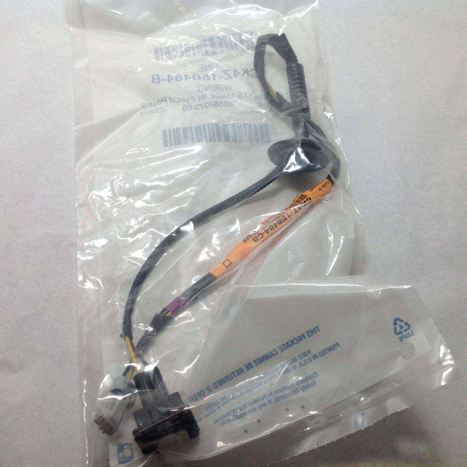 Genuine Ford Wire Assembly - Jumper Ck4z-15b484-b for sale online | eBay