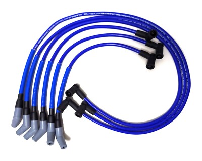 F-150 E-150 4.2L V6 01-04 High Performance 10 mm Blue Spark Plug Wire ...