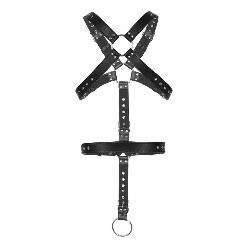 Men Elastic X-Shaped Chest Harness Strap Body Belt Strap Muscle Fancy ...