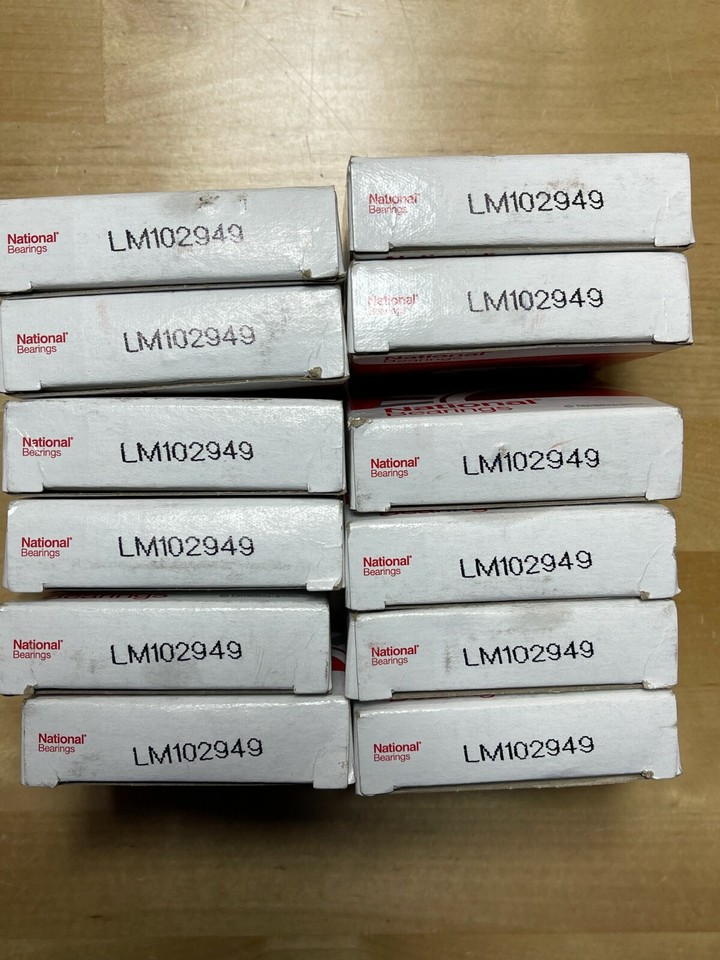 12 - National Bearing LM102949 Taper Bearing Cone LOT | eBay