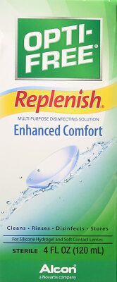 Opti-Free replenish solution for contact lenses 4 Fl oz | eBay