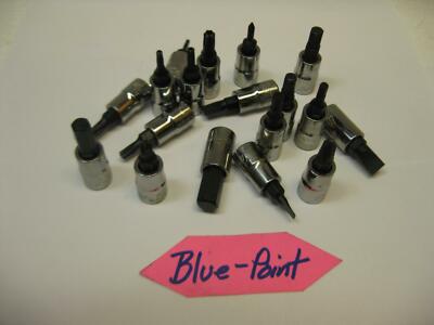 Blue Point tools 1/4 drive Torx Philips Screwdriver Allen Sockets. Sold ...