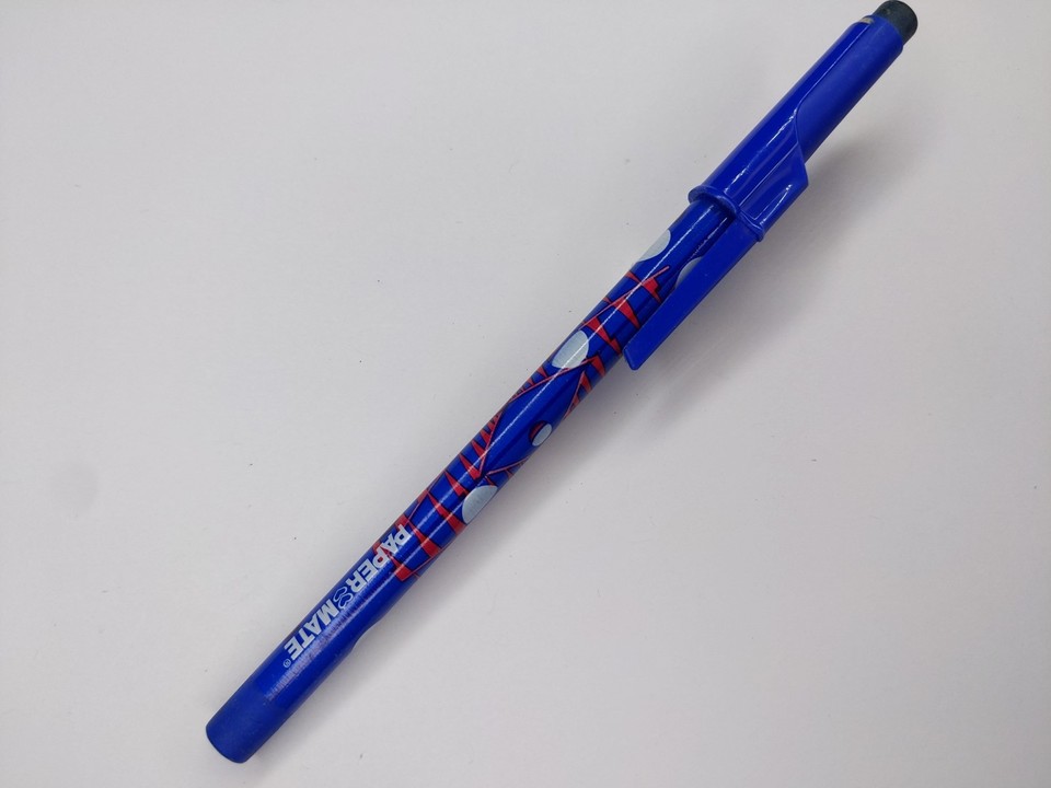 c1990s Paper Mate Retro Blue Ballpoint Pen 3D Sphere Balls Pokeballs ...