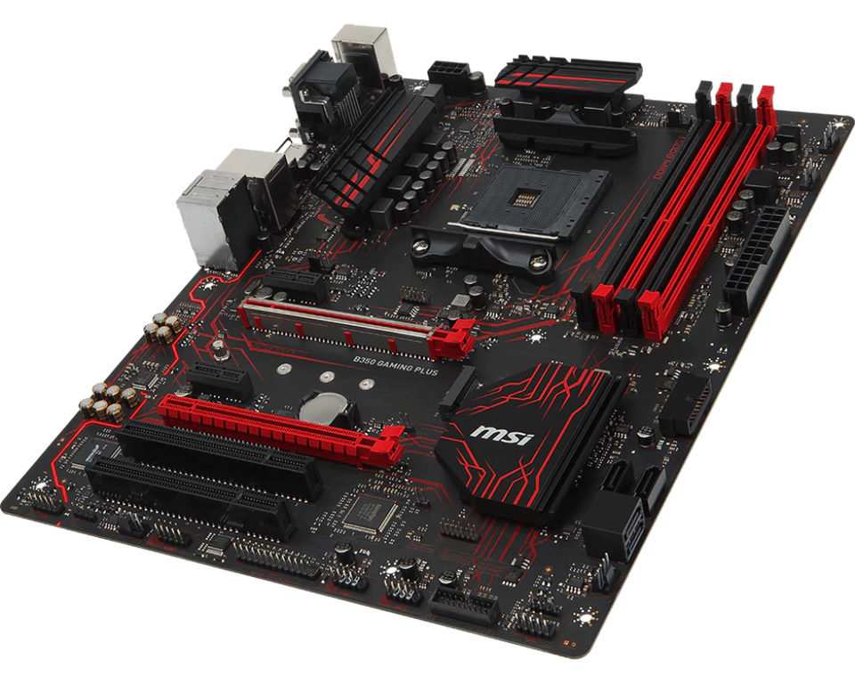 For MSI B350 GAMING PLUS Mainboard AMD Socket B350 AM4 ATX Desktop ...