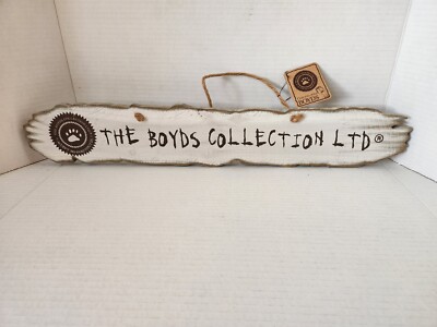 The Boyds Bears Collection LTD Wooden Collector Hanging Sign Wall Decor ...