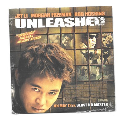 UNLEASHED ~ 2005 movie memorabilia CD w/music & video Jet Li Morgan ...