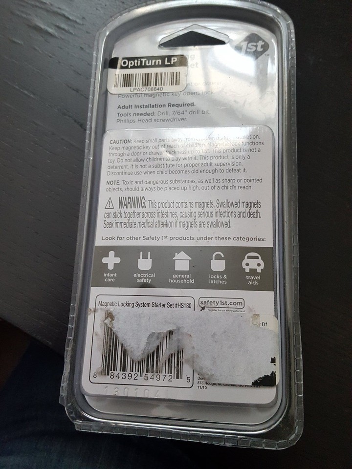 Safety 1st Tot Lock Starter Set - Magnetic Locking | eBay