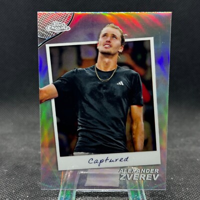 Alexander Zverev 2024 Topps Chrome Tennis Captured #CTD-AZ | eBay