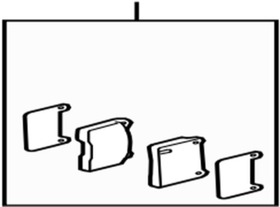 581012MA10 Hyundai Pad kitfr disc brake 581012MA10, New Genuine OEM ...