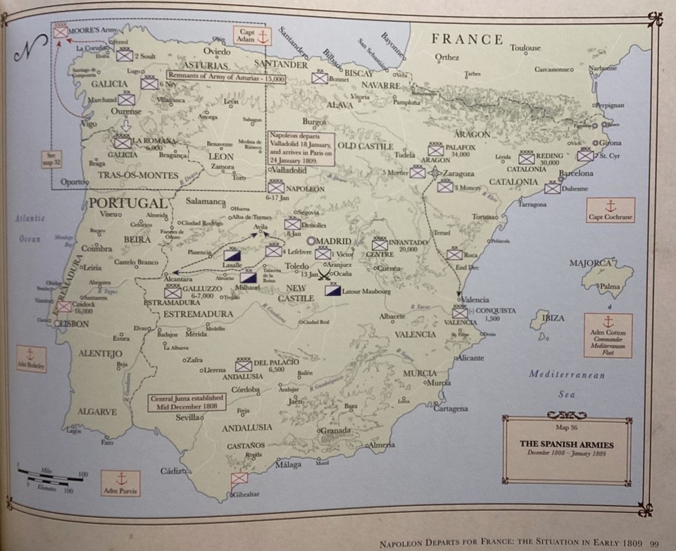 The Peninsular War Atlas by Colonel Nick Lipscombe 1st Ed 2010 ...
