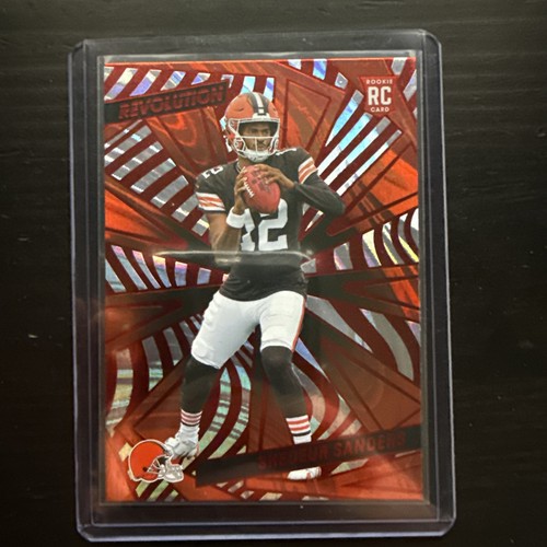2025-26 Panini Revolution - Shedeur Sanders #239 Red Swirl RC Browns | eBay