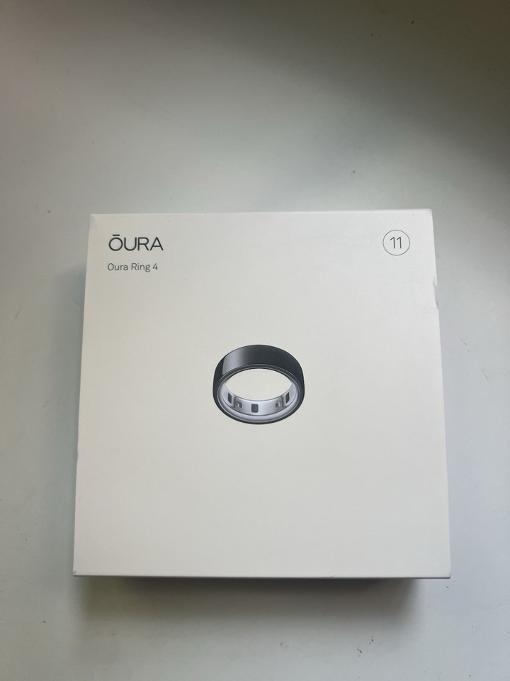 NEW Oura Ring 4 Smart Ring Activity Tracker Size 11 In Black - JZ90 ...