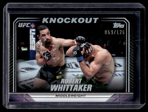 2024 Topps UFC Knockout Robert Whittaker 59/125 #58 | eBay