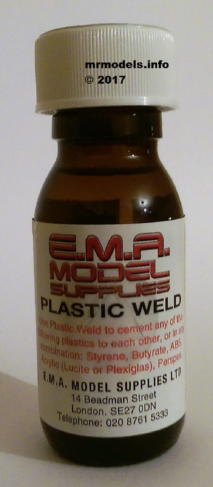 EMA Plastic Weld 57ml Bottle Glue Adhesive Cement Over 18's Only PPC-2P ...