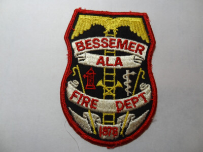 BESSEMER ALABAMA FIRE DEPARTMENT SHOULDER PATCH. | eBay