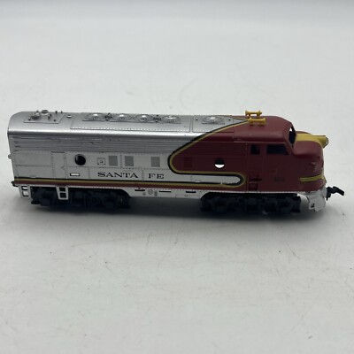 TYCO HO SCALE SANTA FE DIESEL LOCOMOTIVE #4015 - TESTED & RUNS **READ ...