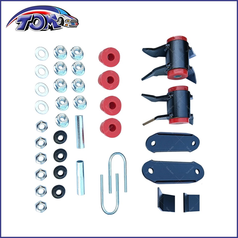 Rear Leaf Spring Relocation Pocket Kit+Axle Seats For Chevy Belair 150 ...