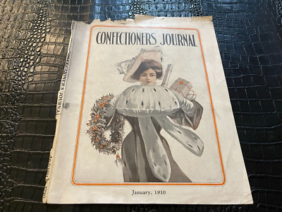 JANUARY 1910 CONFECTIONERS REVIEW candy magazine cover | eBay