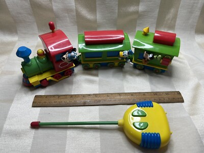 Disney Engineer Mickey Mouse Train Goofy Donald Duck PVC 3 Piece Set RC ...