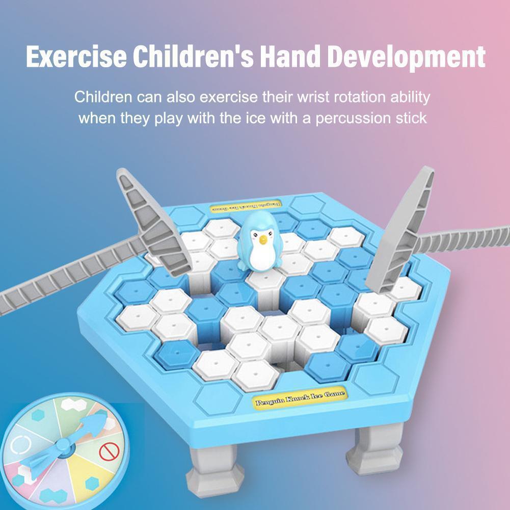 PENGUIN PERIL ICE PICK Challenge Children Family Board Christmas Tra ...