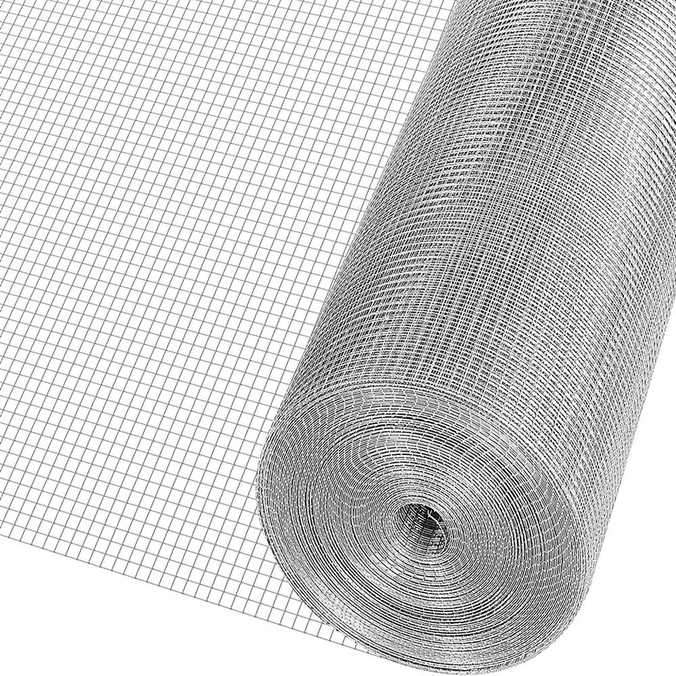Hardware Cloth 1/4inch Welded Wire Mesh Metal Fencing Poultry Cage 48in ...