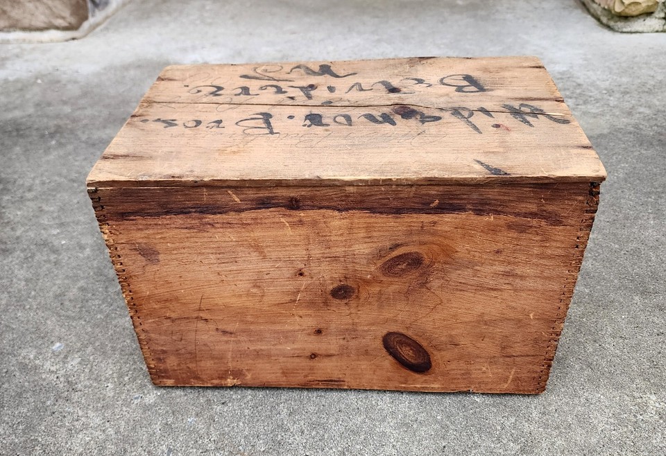 Rare find! Antique Primitive Glass Minnow Trap with Original Wooden ...